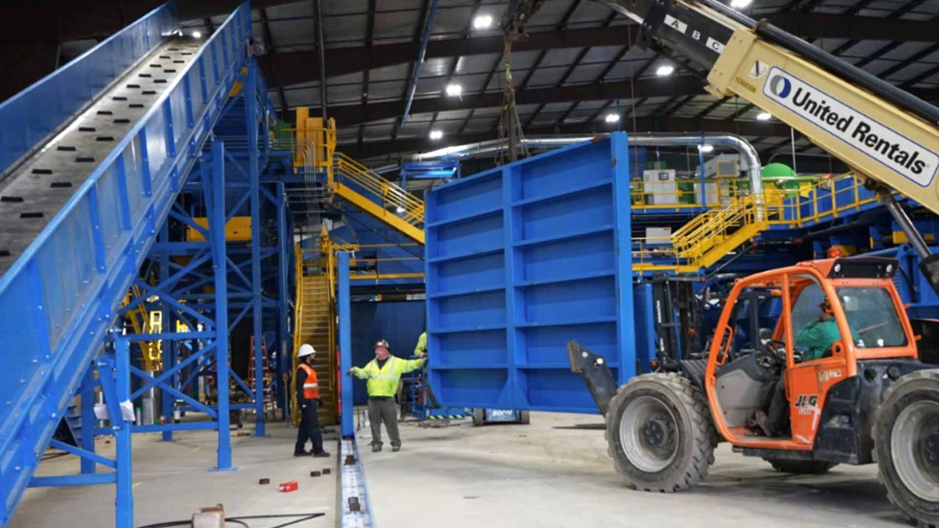 Single Stream Recycling Systems | MRF Design & Equipment | CP Group